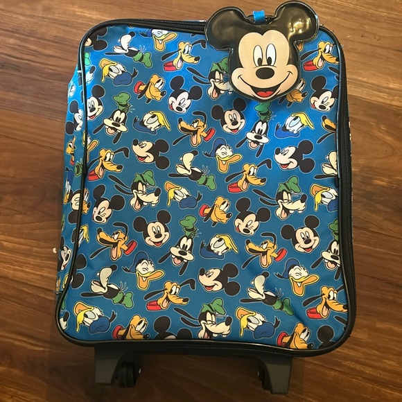 Disney | Other | Mickey Mouse Rolling Luggage | Poshmark